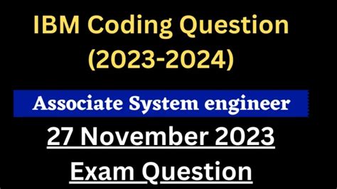 Ibm Codeknack Coding Questions 2025 Ibm Associate System Engineer