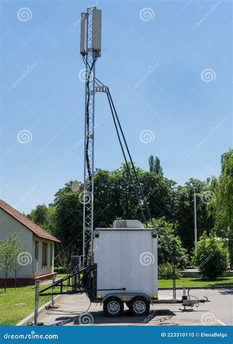 Mobile Base Station Stock Image 43530043
