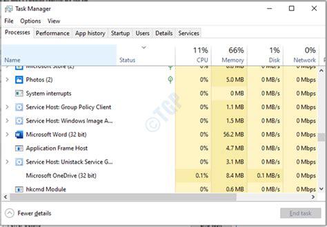 search for a process which is active listening running on a port in