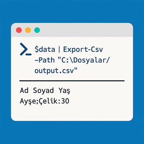 Powershell Export Csv Türkçe Karakter Çözüm