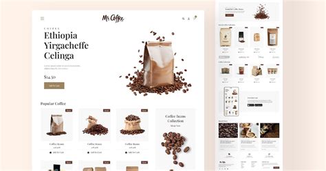 Responsive Coffee Shop Website Design Using Html Css Js