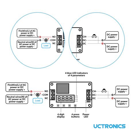 uctronics dc 12v programmable time delay relay module