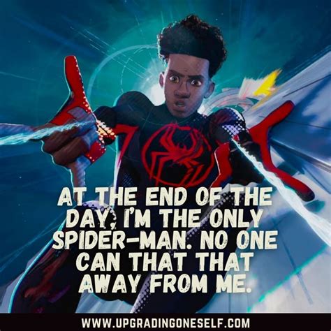 Top 27 Awesome Quotes From Spiderman Across The Spider Verse