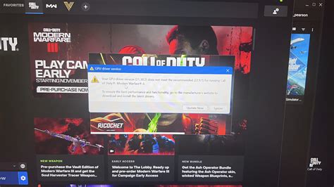 Keep Getting This Message Every Time I Open Mw2 Rzephyrusg15
