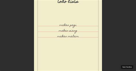 React Todolists Codesandbox