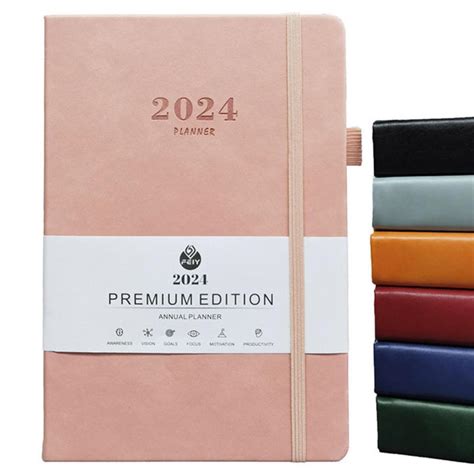 2024 English Yearly Calendar 365 Days Yearly Planner Schedule Work A5