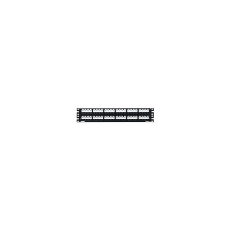 Panduit Patch Panel 3 4 In H X 19 In W X 3 1 2 In L Stainless Steel Cp48wsbly Zoro