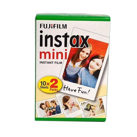 Fujifilm Instax Mini Paper Film Contains 20 Polaroid Twinpack Original