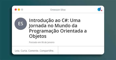 Introdução Ao C Uma Jornada No Mundo Da Programação Orientada A Objetos
