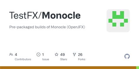 GitHub TestFX Monocle Pre Packaged Builds Of Monocle OpenJFX