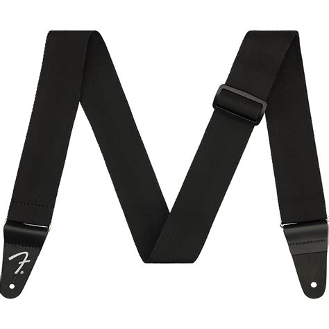 Fender Polypro Strap Blk Guitar Strap Musik Produktiv