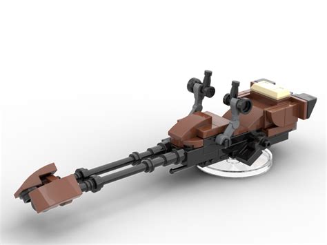 Lego Moc Endor Speeder Bike By Szymonzkamienia Rebrickable Build With Lego
