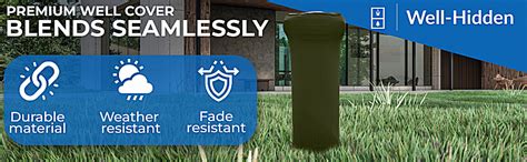 Well Hidden® Well Pump Cover For Yard Decorative Well Cover For Water