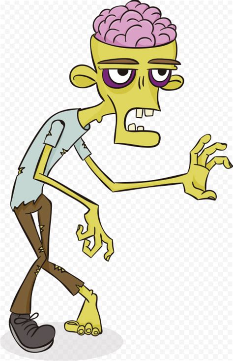 Halloween Cartoon Zombie Character Hd Png Citypng