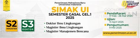 Sil Ui Sekolah Ilmu Lingkungan Universitas Indonesia