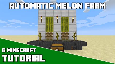 Automatic Melon Farm In Minecraft At Lloyd Mckeever Blog