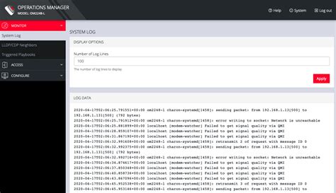 System Log