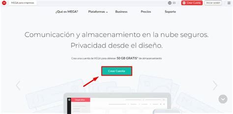 ¿cómo Conectarse Al Sitio Oficial De Mega Meganz En Español Paso