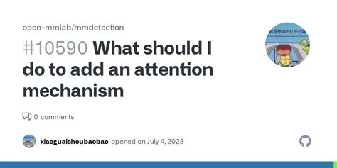 What Should I Do To Add An Attention Mechanism Issue Open Mmlab Mmdetection GitHub