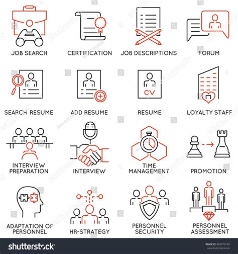 Vector Set 16 Linear Thin Icons Stock Vector Royalty Free 469379144 Shutterstock