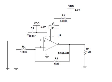 Tlc081 Tlc081 Input Offset Voltage Null Circuit Amplifiers Forum Amplifiers Ti E2e