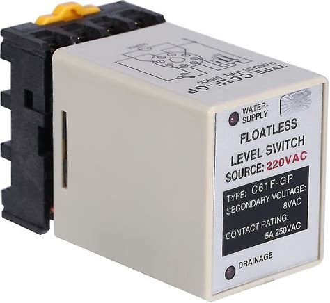 Floatless Level Switch Water Liquid Level Switch Controller With Base C61f Gp Ac220v 50 60hz