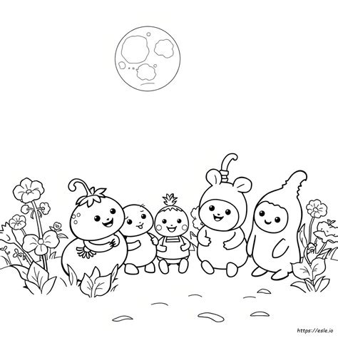 In The Night Garden Colouring Pages