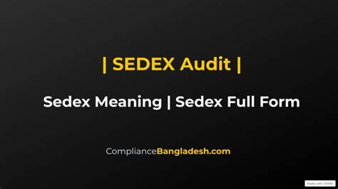 Sedex Audit Checklist Smeta Audit Pdf Download