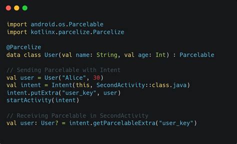 androiddev kotlin parcelable android android activity… umair