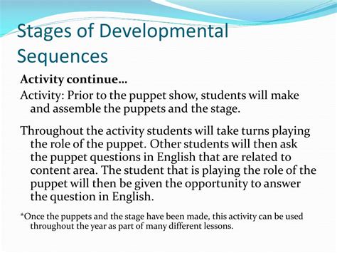 Ppt Developmental Sequences In Language Acquisition Powerpoint