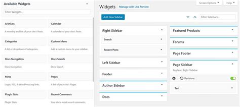 Display Custom Sidebars On Any Post Page Category Etc Supports BbPress BuddyPress