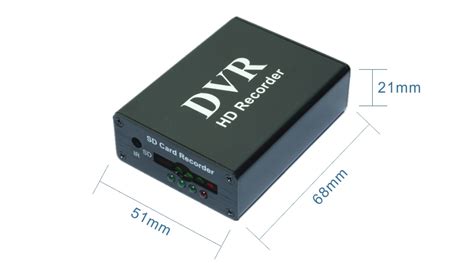 Mini Dvr 1ch Cvbs Hd Recorder 704576 30fps Cctv Monitoring Support 64g