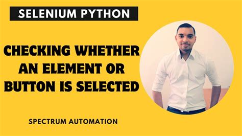 Selenium Python Checking Whether An Element Or Button Is Selected