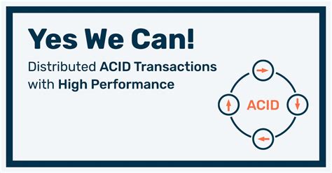 Distributed Acid Transactions With High Performance Programming