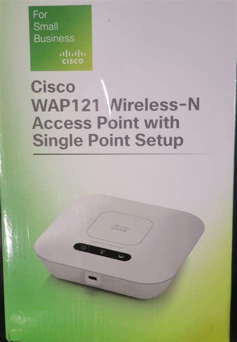 Cisco Wap121 Wireless N Access Point With Single Point Setup Property Room