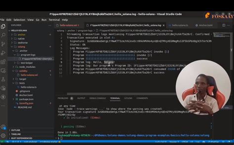 Hello World Solana Program Codes Walkthrough Solang Solidity Solana