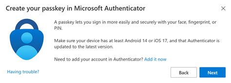 User Guide How To Register Passkeys In Microsoft Authenticator And Physical Passkeys Cloud Build
