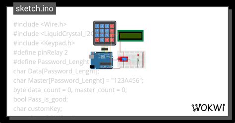 Keypadlcdrelay Wokwi Esp32 Stm32 Arduino Simulator
