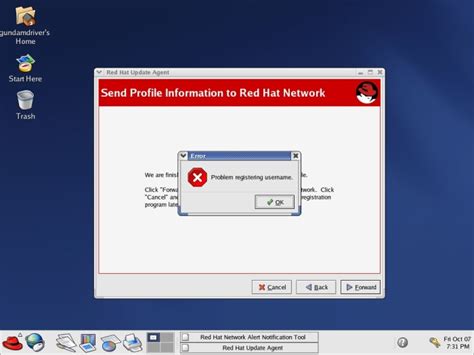 Problem About RHN Red Hat Network Linux Neowin