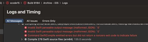 Xcode 15 Beta 5 Error Invalid Swi Apple Developer Forums
