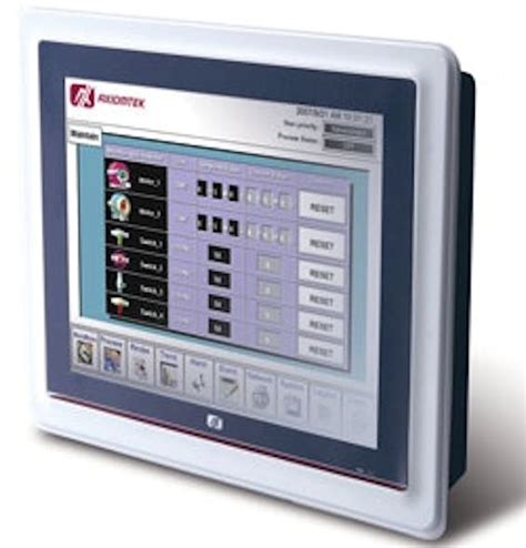 Hmi Axiomteks Got 5000 Fanless Touch Panel Computer Control Design