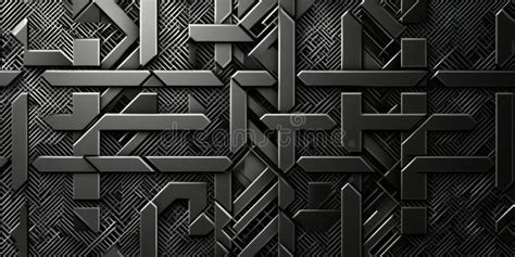 Abstract Steel Mesh Background With Intersecting Geometric Patterns