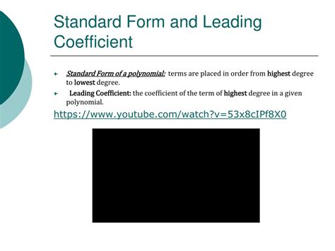 Ppt Polynomial Expressions Classifying Terms And Degrees Powerpoint