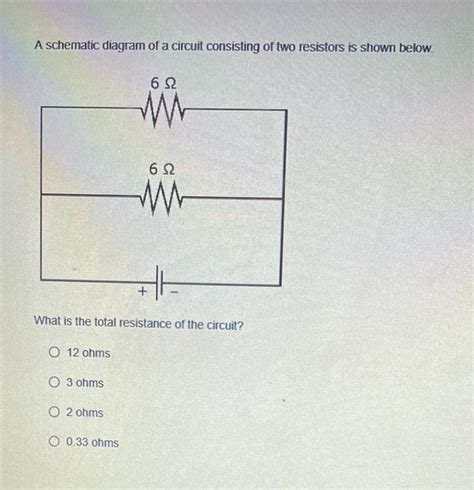 Solved A Schematic Diagram Of A Circuit Consisting Of Two Chegg Com