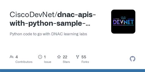 Dnac Apis With Python Sample Codesbasic Labsdnacconfigpy At Master · Ciscodevnetdnac Apis