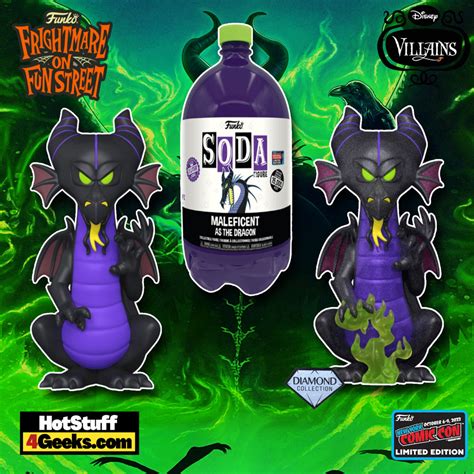 Funko Nycc 2022 Maleficent Funko Soda 3 Liter With Chase