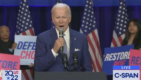 Midterm Propaganda Lyin Biden Promises To ‘codify Roe At Dnc Event