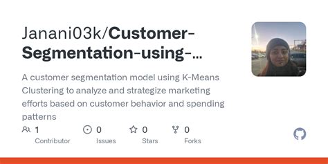 Github Janani03kcustomer Segmentation Using Machine Learning A