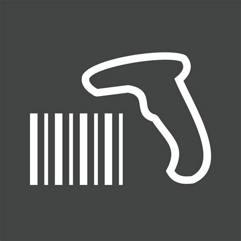 Bar Code Reader Line Inverted Icon 11900579 Vector Art At Vecteezy