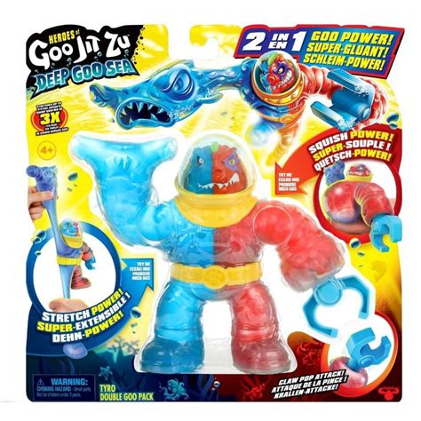 Heroes Of Goo Jit Zu S9 Deep Goo Sea Double Goo Pack 65 Stretchy